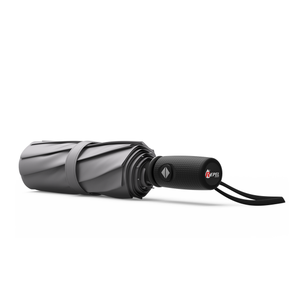 Grey Repel Windproof Travel Umbrella - Compact, Automatic, Grey - Repel ...